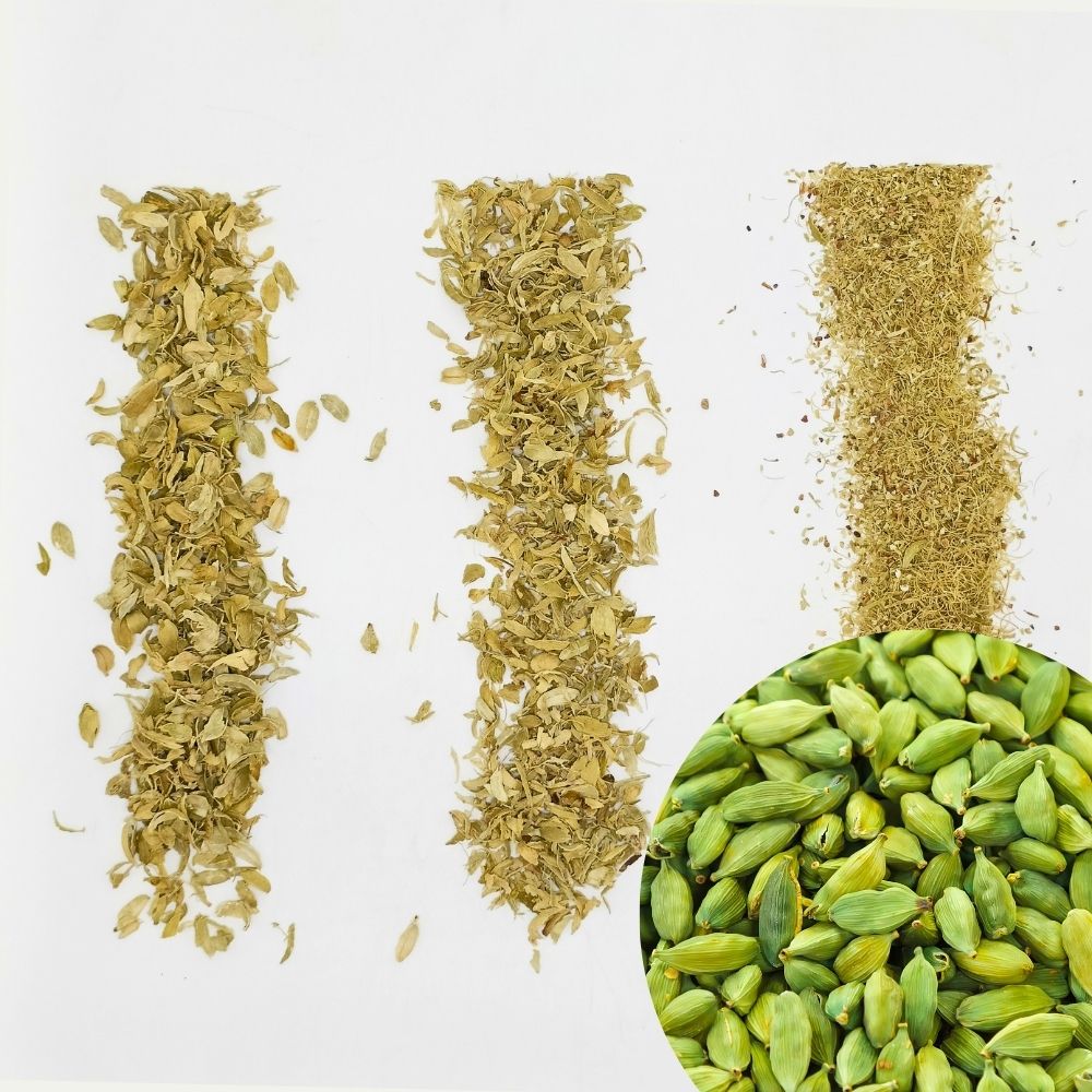 Cardamom Husk Coarse Cut / Tea Bag Cuts / TBC Flavorful Spice ...